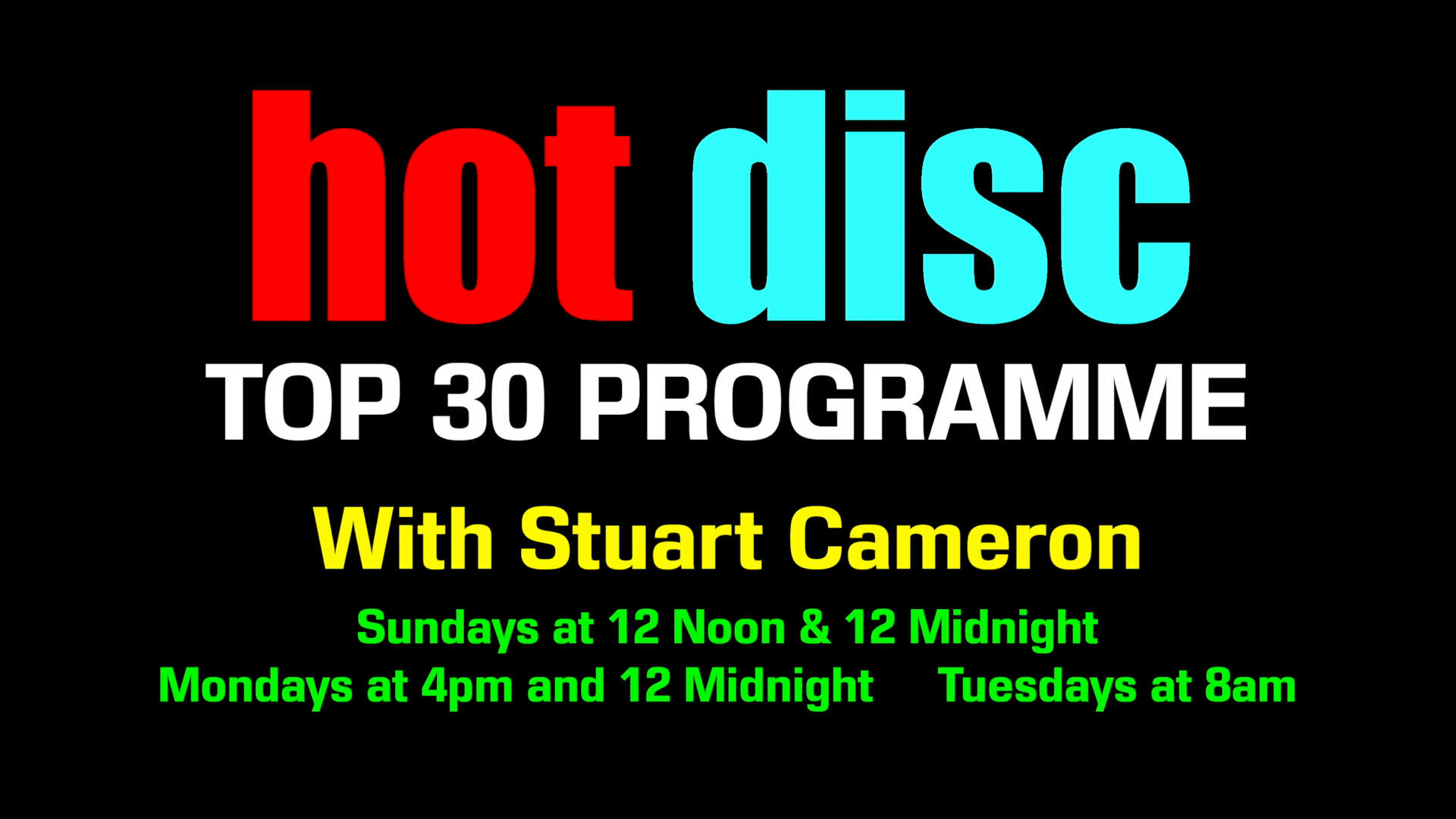 HOTDISC TOP 30 RADIO SHOW BANNER - CMR Nashville